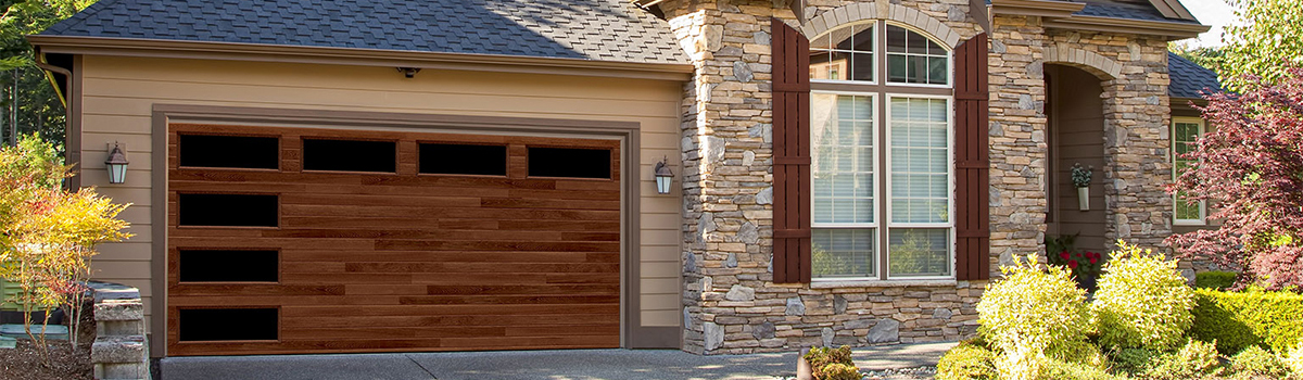 Wood Grain Steel Garage Doors | Wood Grain Impressions®